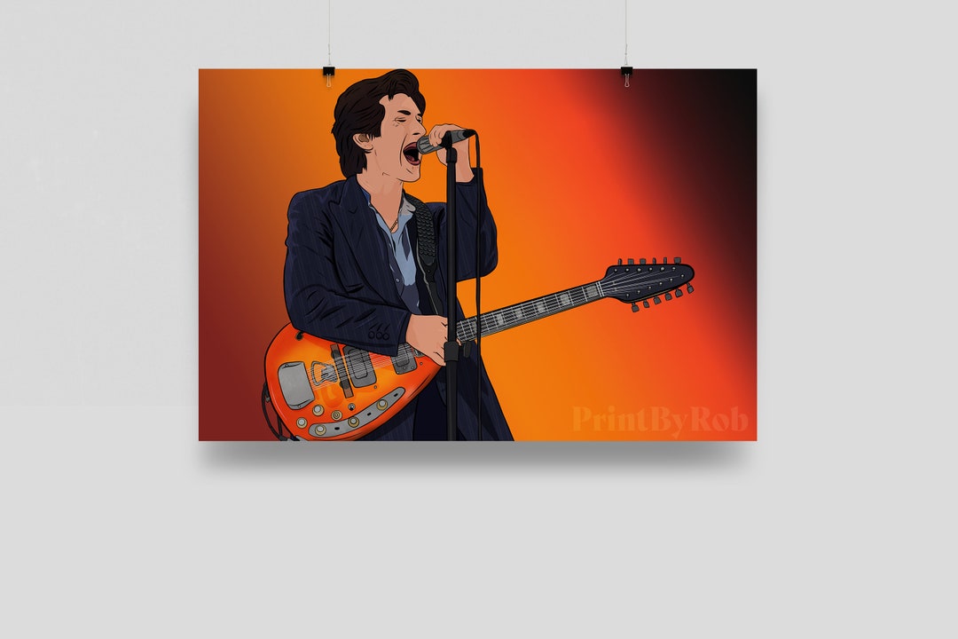Arctic Monkeys Print Alex Turner Poster the Car Tour Wall Art - Etsy