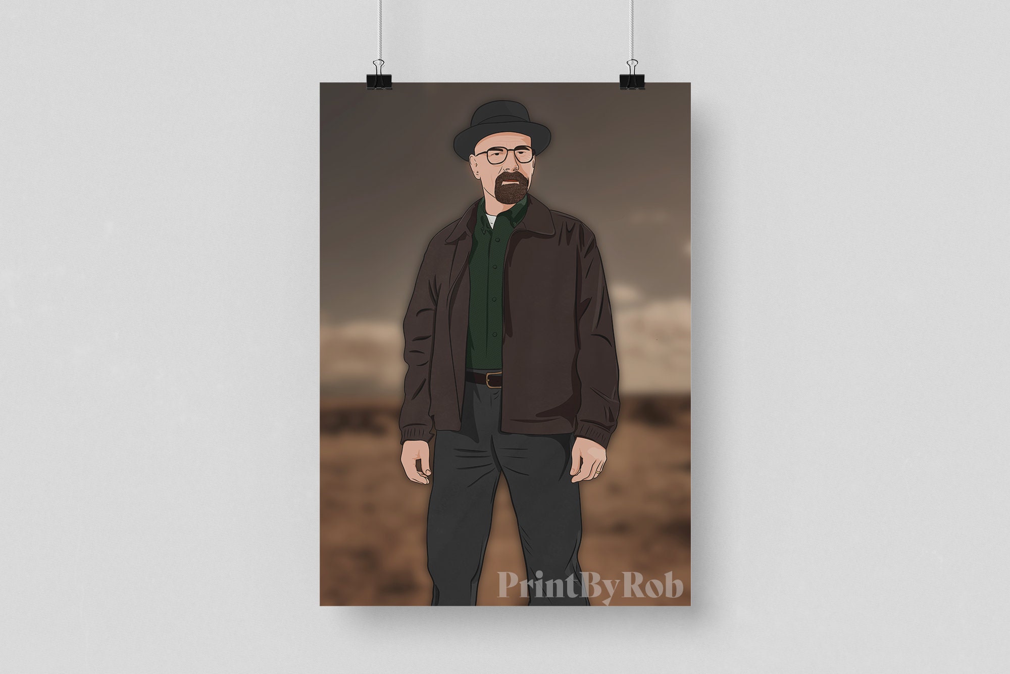 Breaking Bad Poster Walter White Poster Breaking Bad Print Heisenberg ...