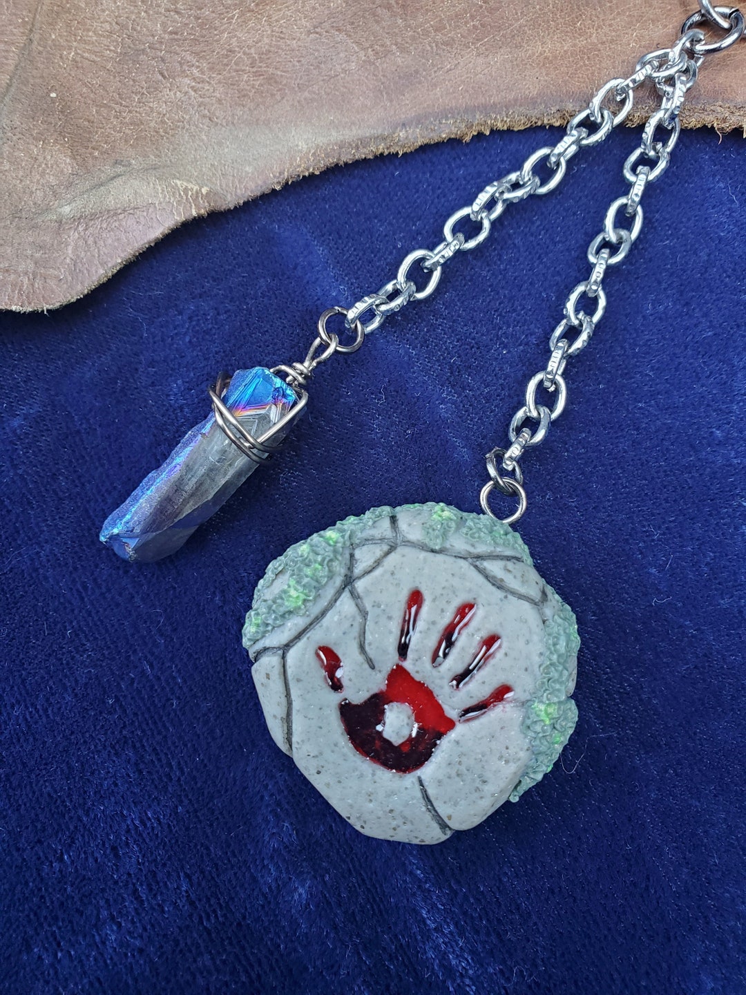 Dark Brotherhood Bloody we Know Iconic Handprint Stone With Dark Soul ...