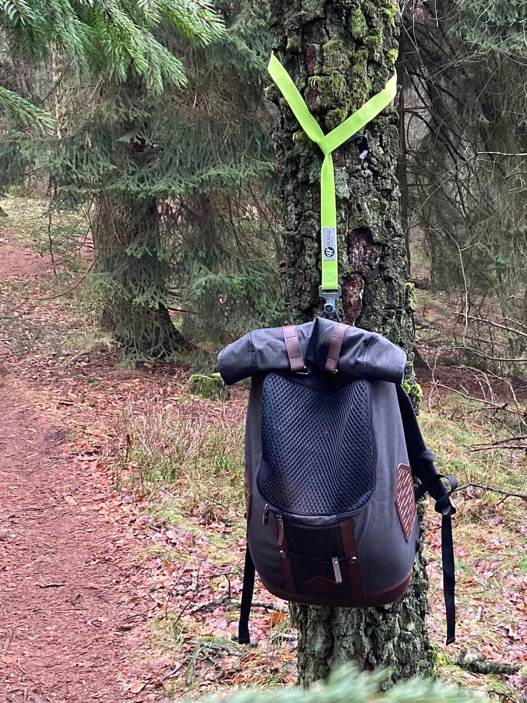 Handmade Backpack Hanger Backpack Holder Hook Hiking Gear Bushcraft ...