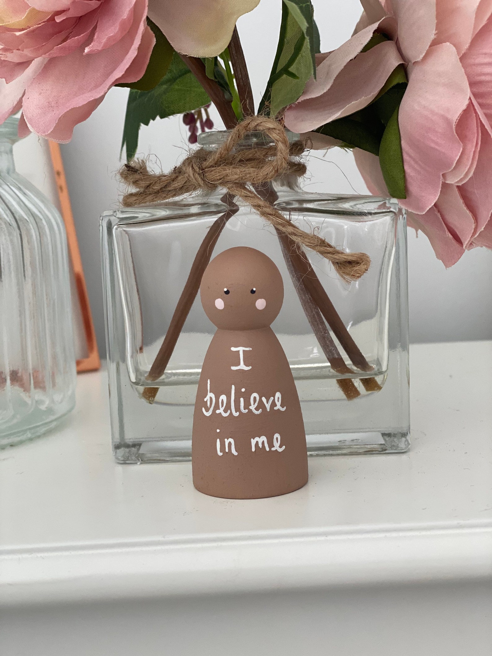 Positive Affirmation Peg Dolls Diverse Wooden Dolls | Etsy