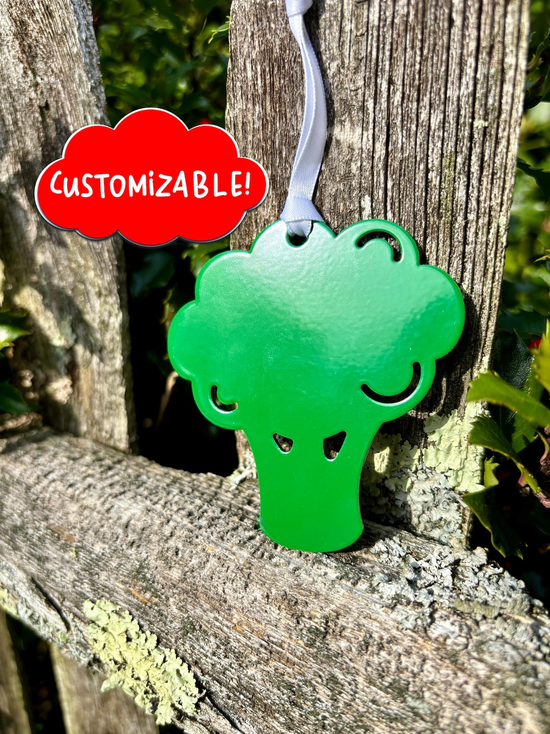 Custom Broccoli Ornament, Personalized Vegetable Christmas Decor, Gift ...