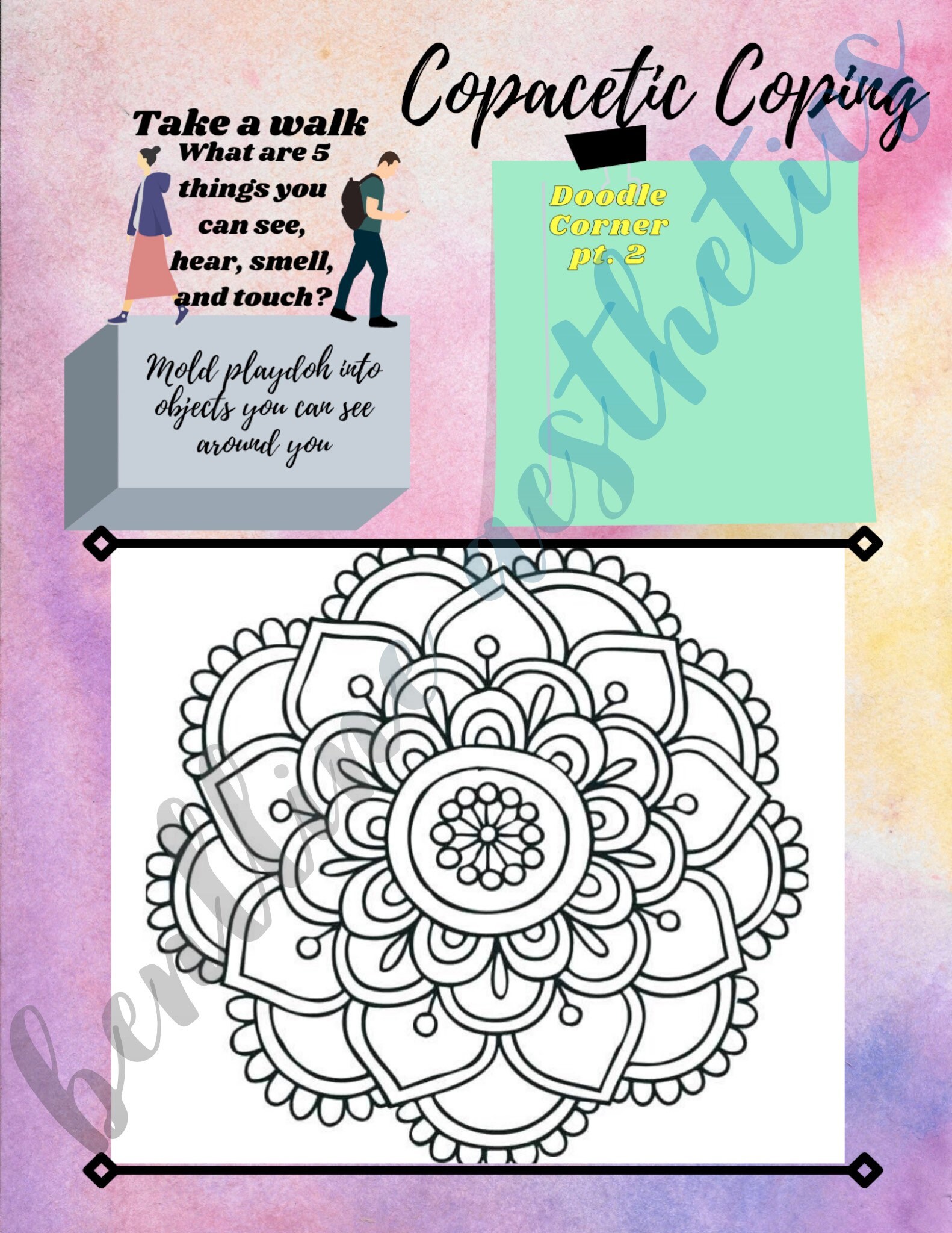 Copacetic Coping Printable - Etsy
