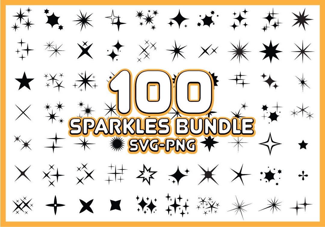 100 Sparkle SVG Bundle, Sparkle Svg, Sparkle Svg Design, Sparkle Svg ...