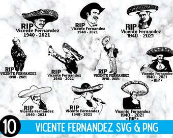 Vicente Fernandez Svg | Etsy