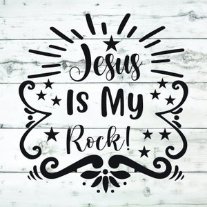 Jesus is My Rock - Etsy