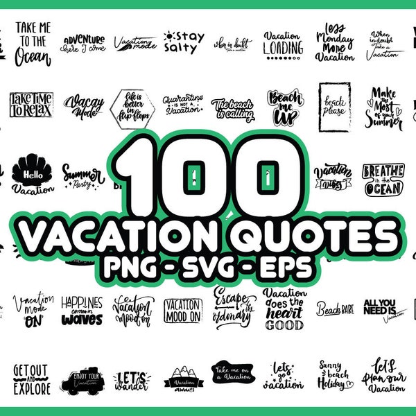 Vacation Svg - Etsy