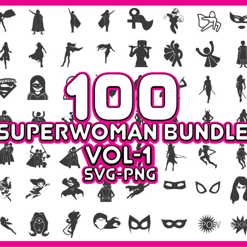Superhero Svg - Etsy
