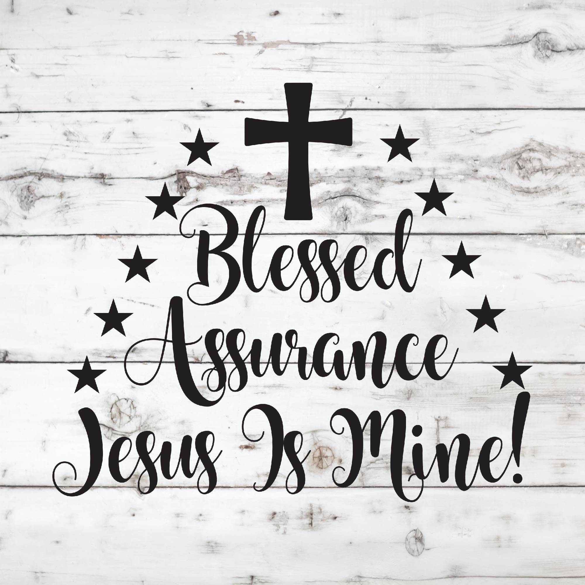 Blessed Assurance Jesus is Mine SVG, Svg Religious, God Svg, Jesus Svg ...