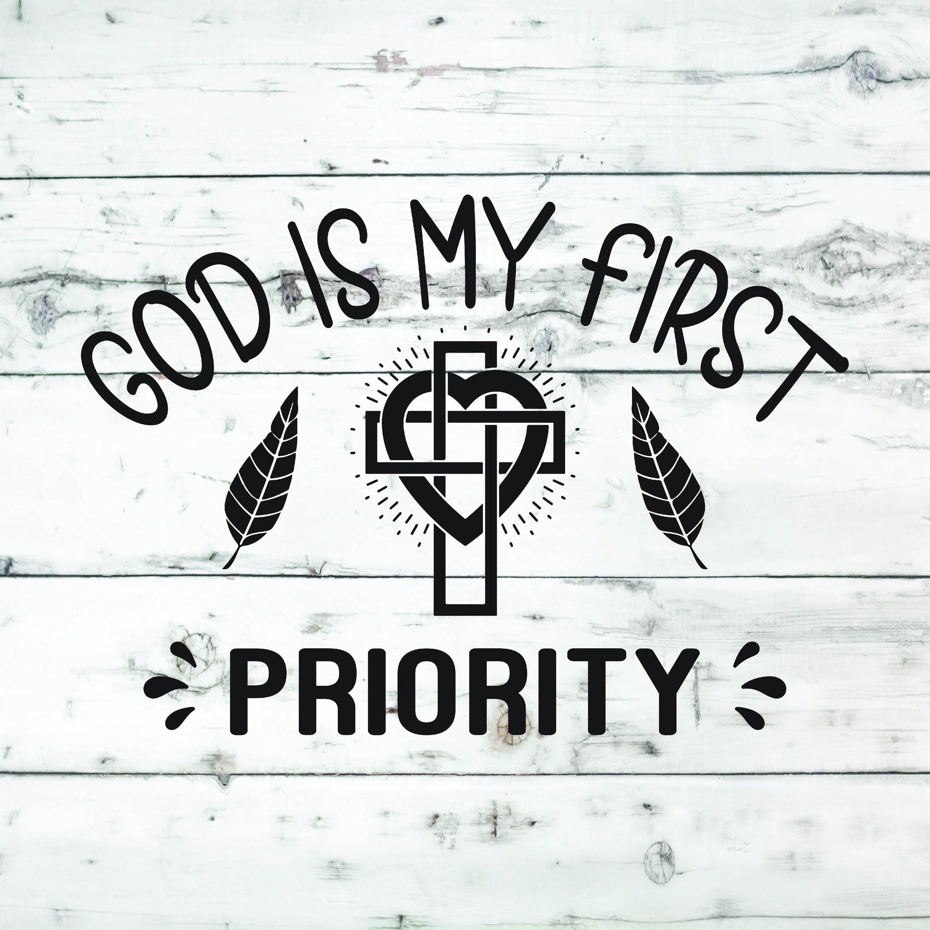 God is My First Priority SVG, Svg Religious, God Svg, Jesus Svg ...