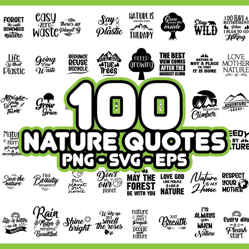 Nature Quote - Etsy
