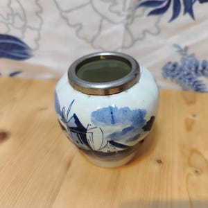 Vintage Delft White Teaspoon Holder With Teaspoon - Etsy