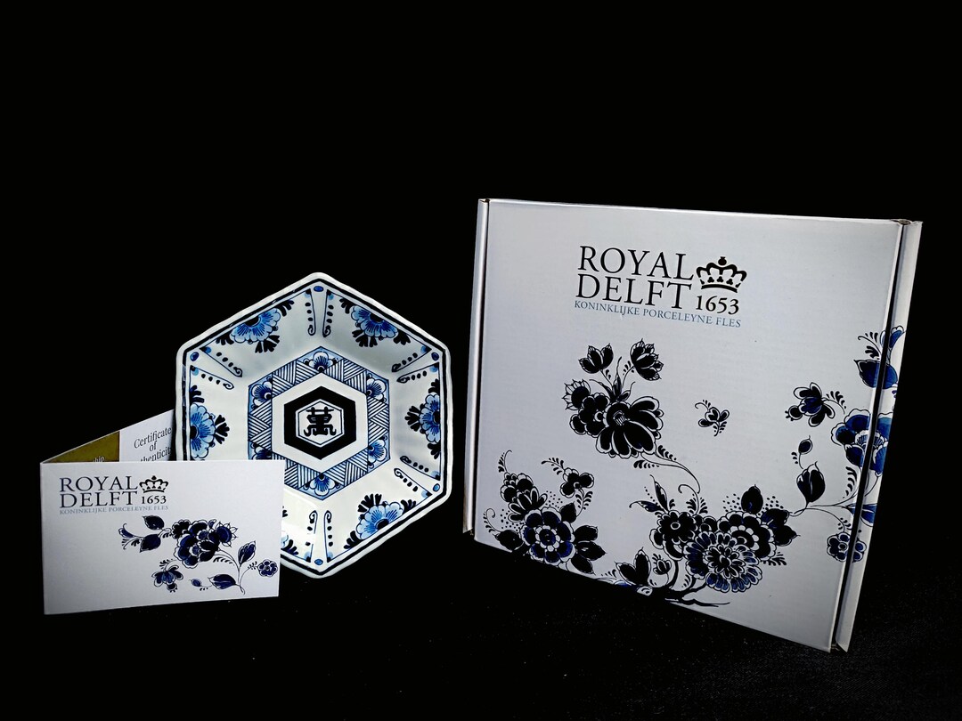Original Royal Delft Blue Collectible Plate for the 25 Year Anniversary ...