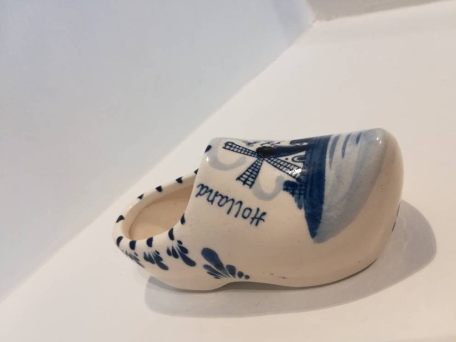 Vintage Hand Painted Delft Blue Clog - Etsy
