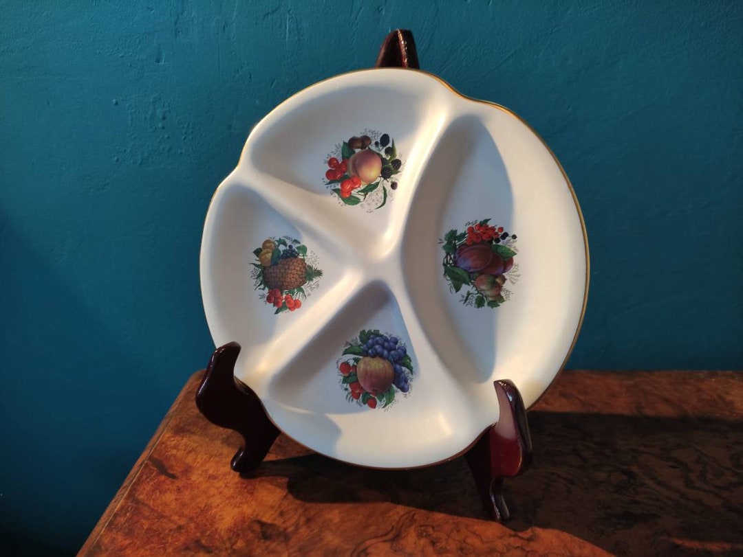 Vintage Colourful Flora Gouda Fruit Platter - Etsy