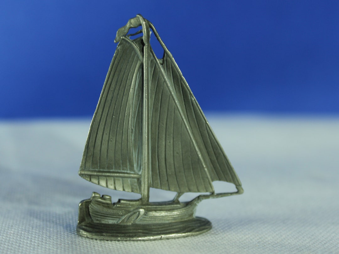Vintage Dutch Frisian Ship (skutje) Miniature 92% Tin by Artil Specials ...