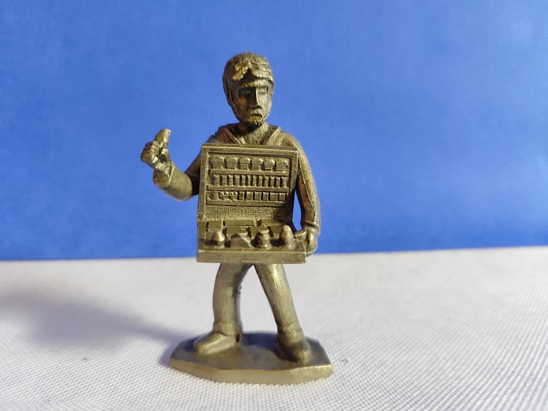 Vintage Dutch Handmade Tin Miniature of Street Merchant by Daalderop ...