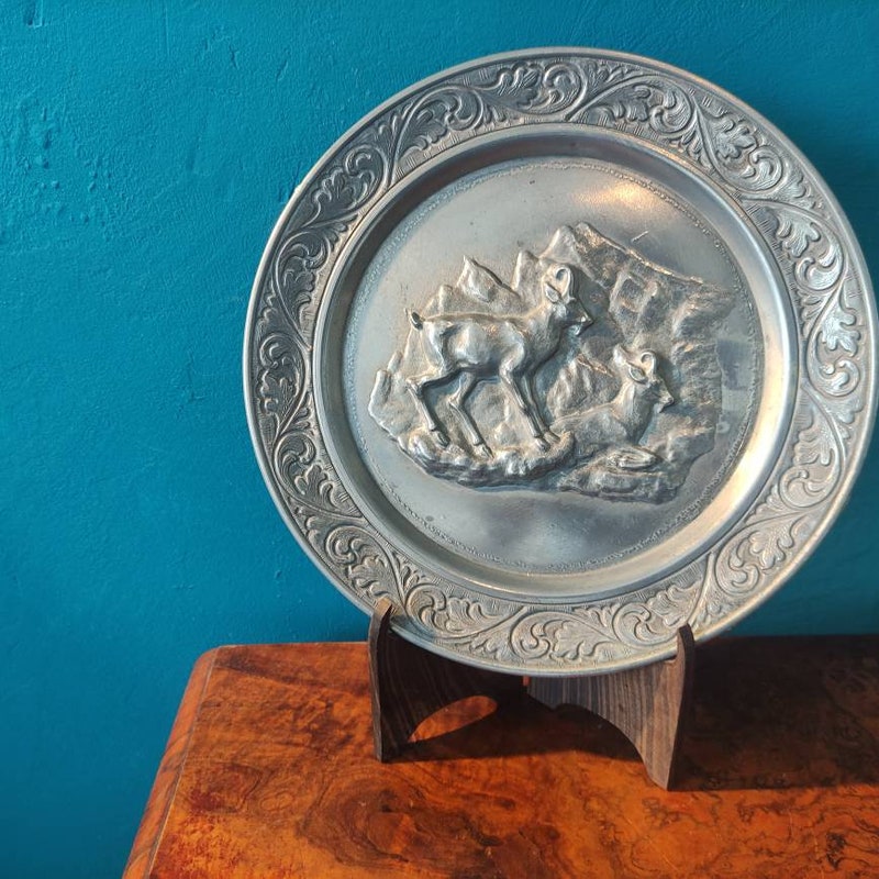 Pewter Plate - Etsy
