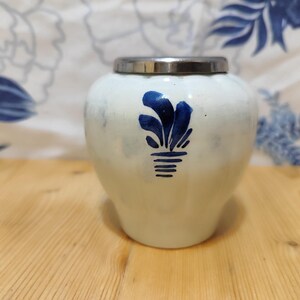 Vintage Delft White Teaspoon Holder With Teaspoon - Etsy