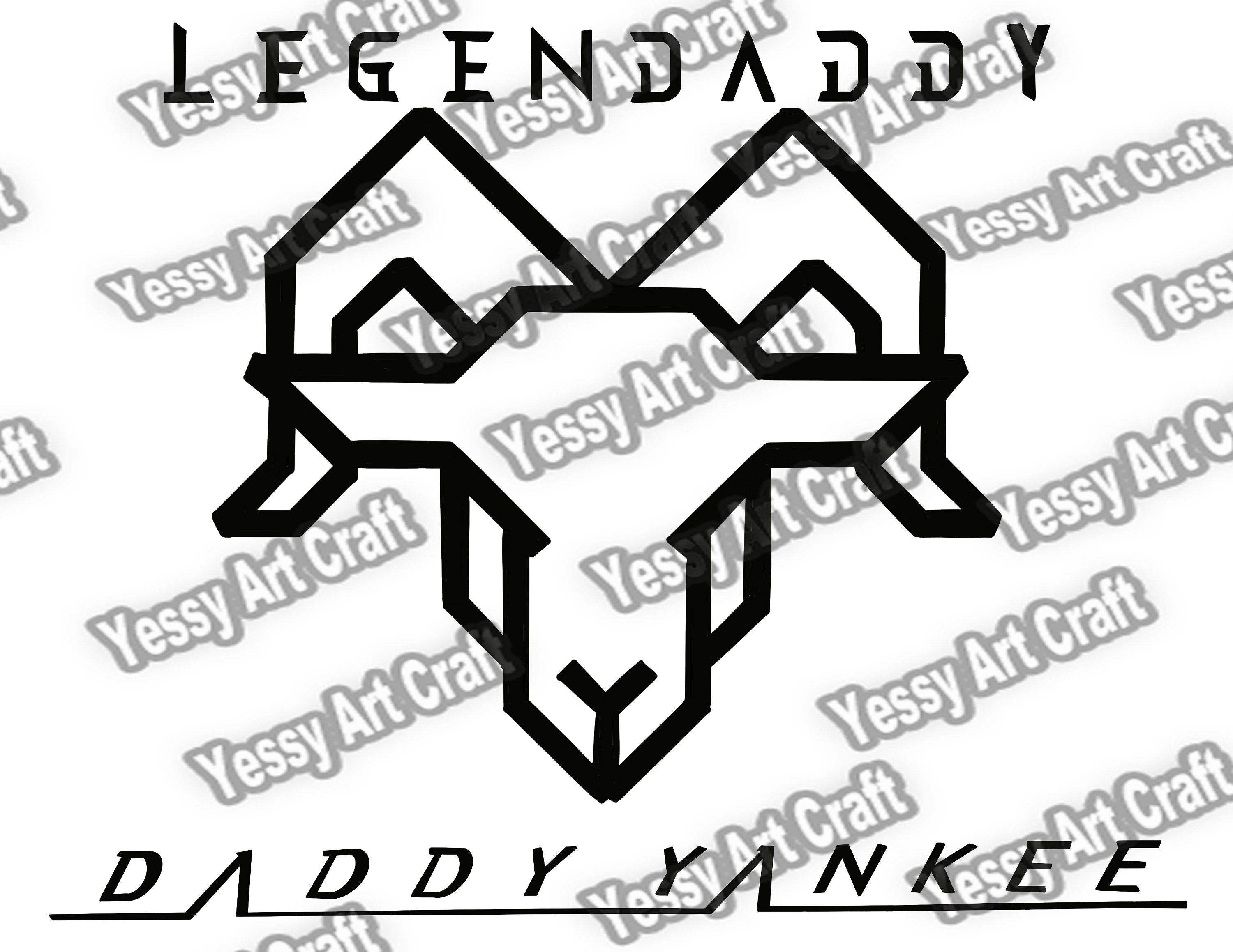 Daddy Yankee nuevo disco svg - Etsy México