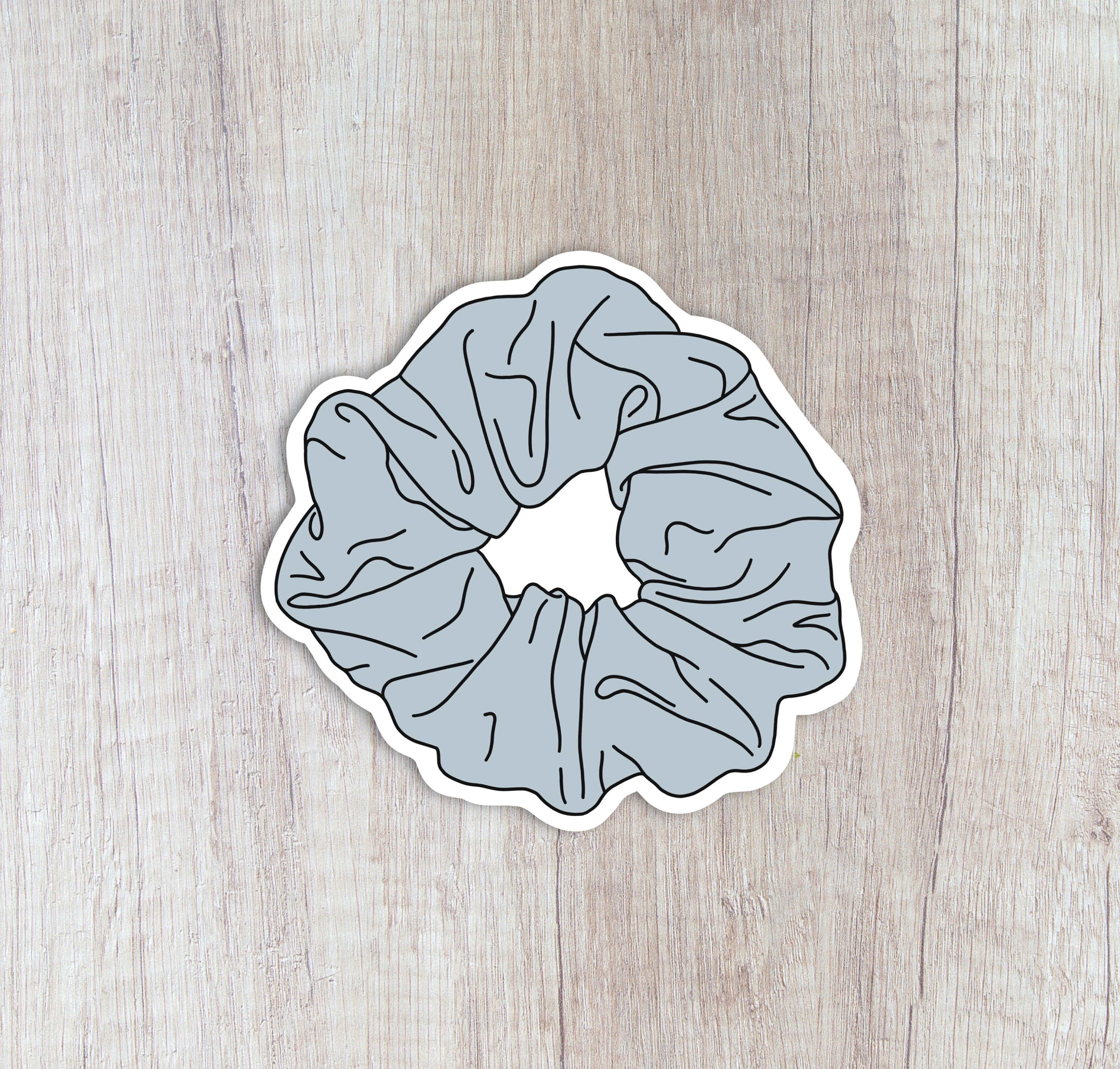 Scrunchie Sticker Vinyl Sticker for Water Bottle Laptop | Etsy