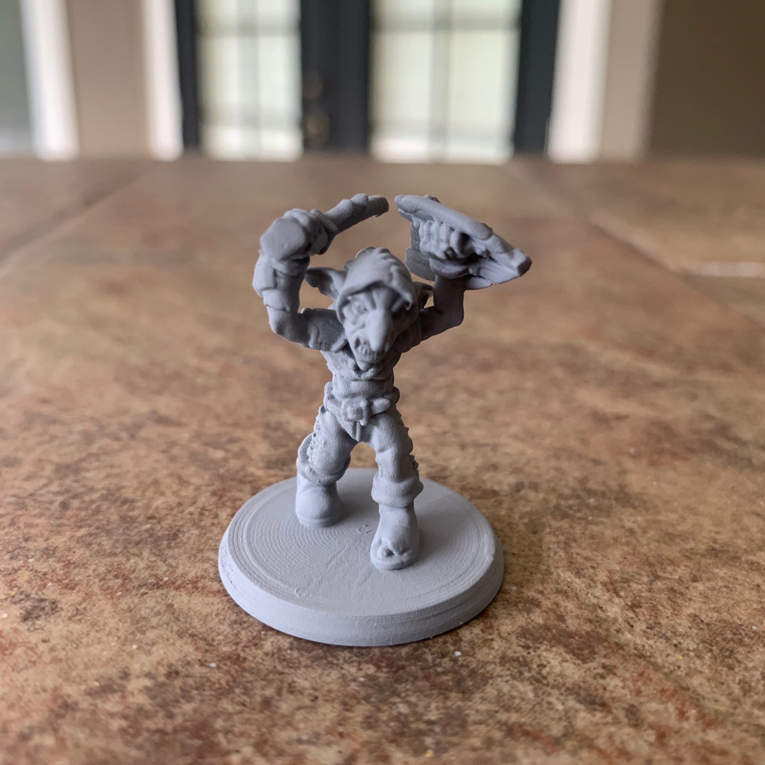 Goblin With Sword and Shield Overhead Miniature for - Etsy