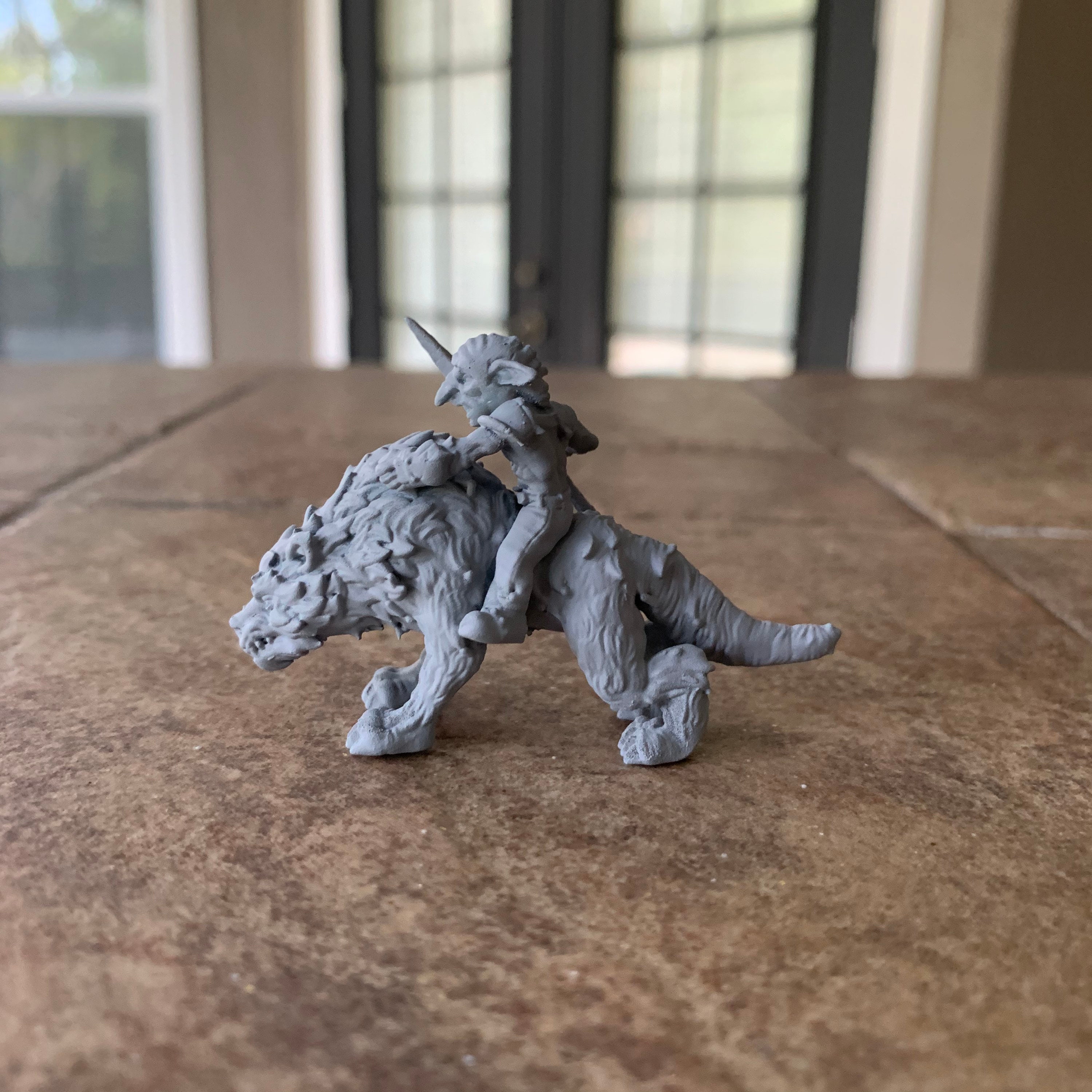 Wolf-riding Goblin Miniature for Rpg/tabletop Games dnd D&D - Etsy