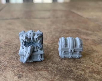 Crate Mimic Miniature Set for RPG/Tabletop Games DnD D&D | Etsy