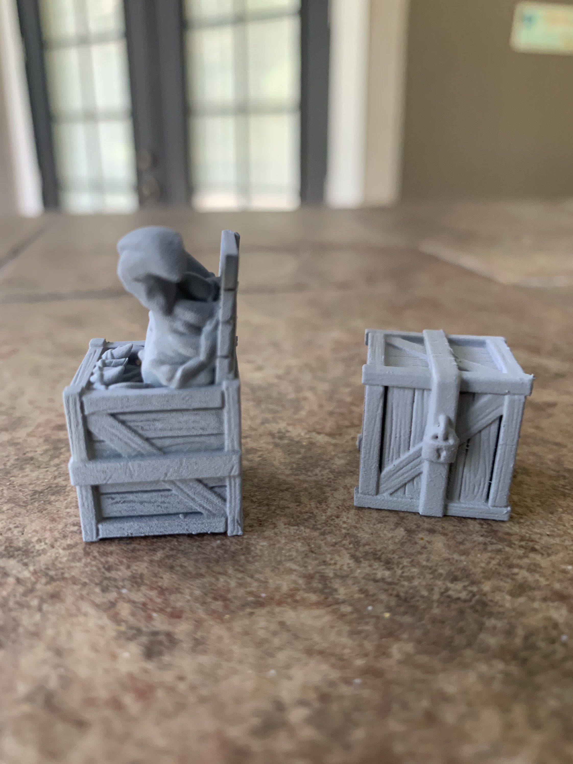 Crate Mimic Miniature Set for Rpg/tabletop Games dnd D&D - Etsy