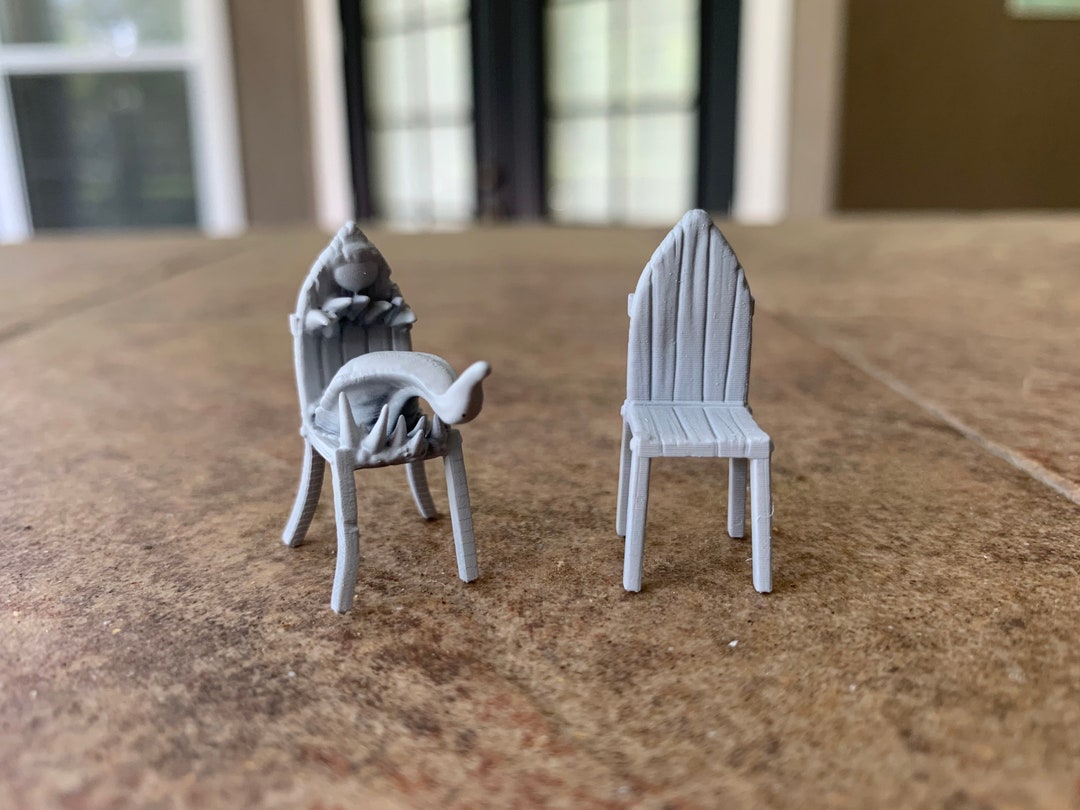 Chair Mimic Miniature Set for Rpg/tabletop Games (dnd, D&D, Pathfinder ...
