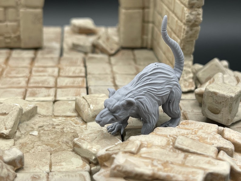 Giant Rat Miniatures for Rpg/tabletop Games dnd D&D - Etsy