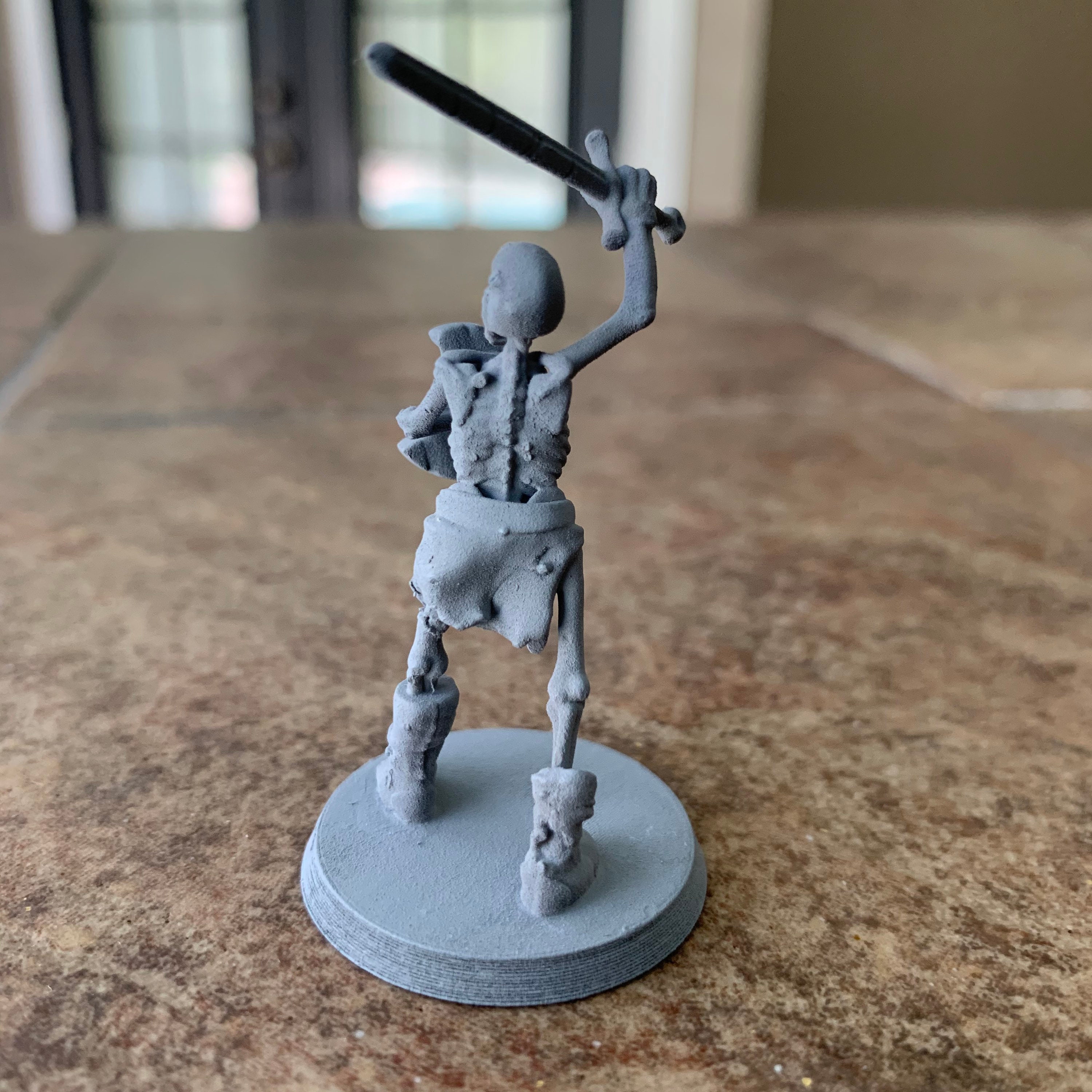 Battle Skeleton Miniature para RPG/Tabletop Play DnD D&D | Etsy
