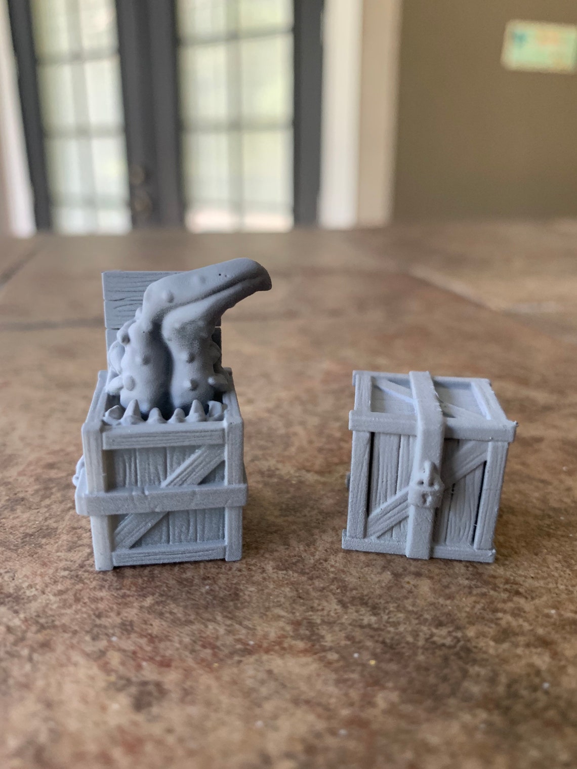 Crate Mimic Miniature Set for Rpg/tabletop Games dnd D&D - Etsy