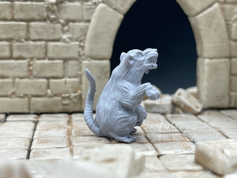 Giant Rat Miniatures for Rpg/tabletop Games dnd D&D - Etsy