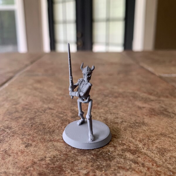 Skeleton With Sword Miniature - Etsy