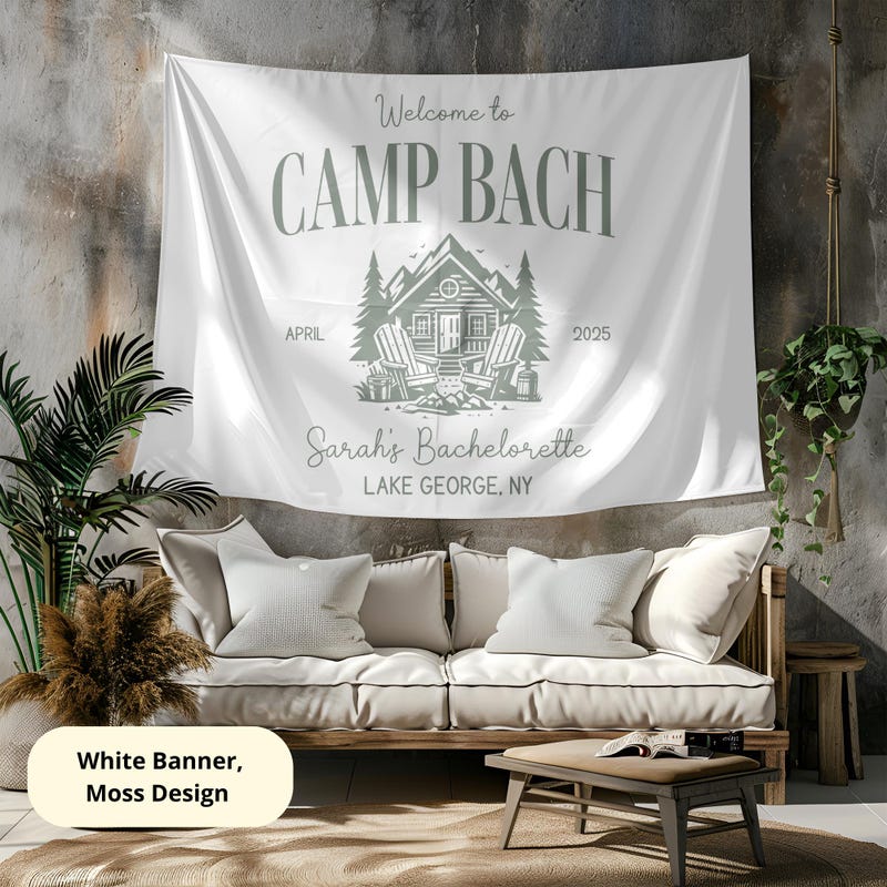 Camp Theme Party Banner - Etsy