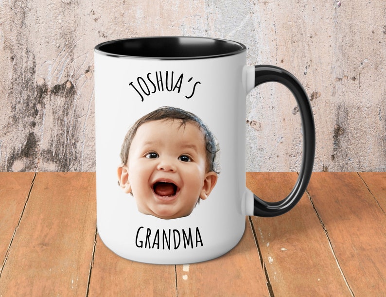 Custom Baby Photo Mug, Custom Baby Face Mug, Personalized Baby Mug ...