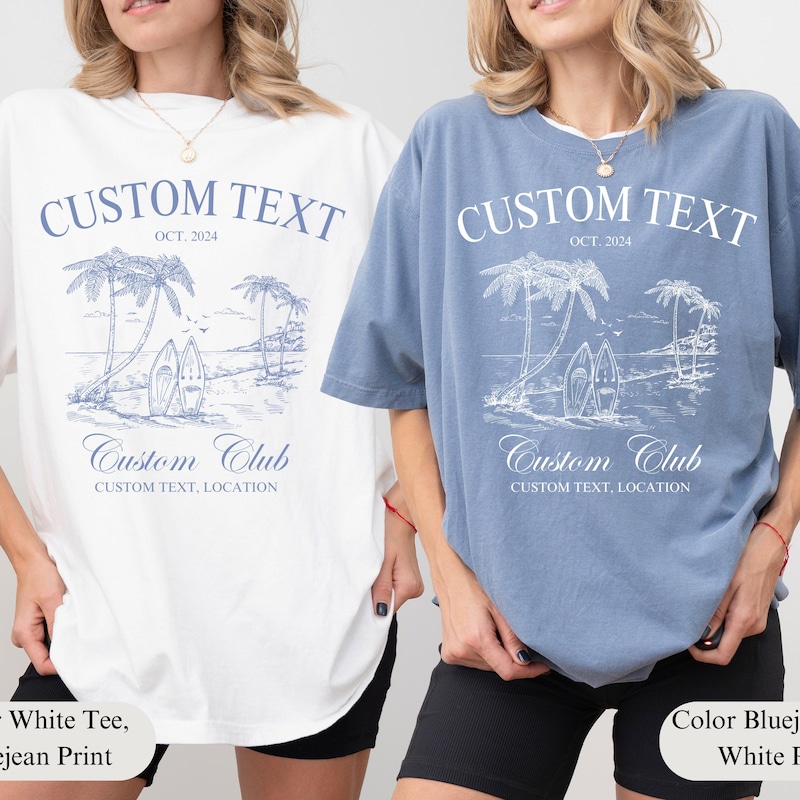Beach Club Tshirt 30 - Etsy