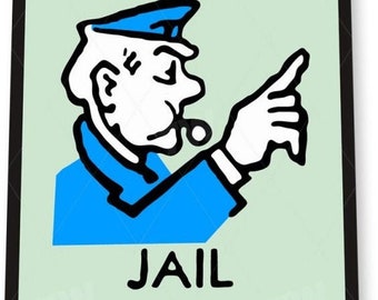 Monopoly Go to Jail | Etsy