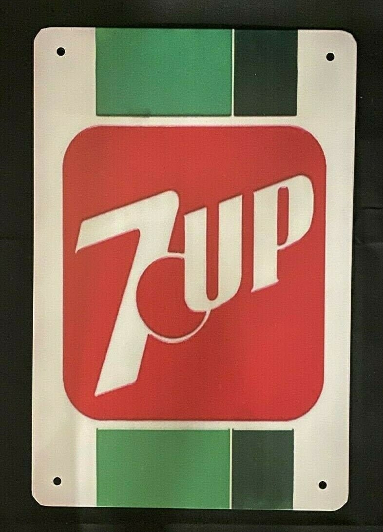 7up Soda Vintage Antique Collectible Tin Metal Sign Wall Decor | Etsy