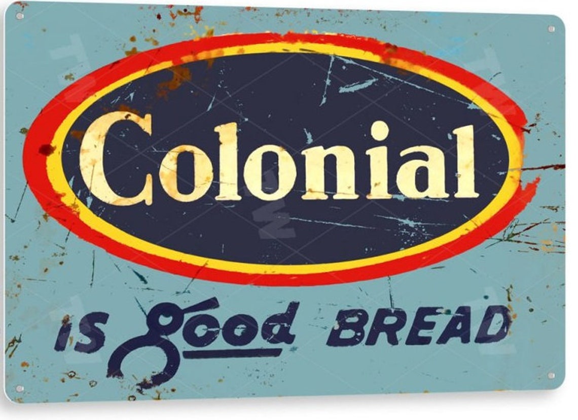 Classic Colonial Bread Sign Vintage Style Country Kitchen Home | Etsy