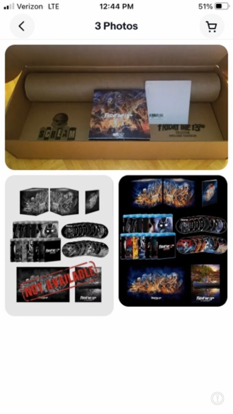 Friday the 13th Scream Factory Deluxe Set - Etsy