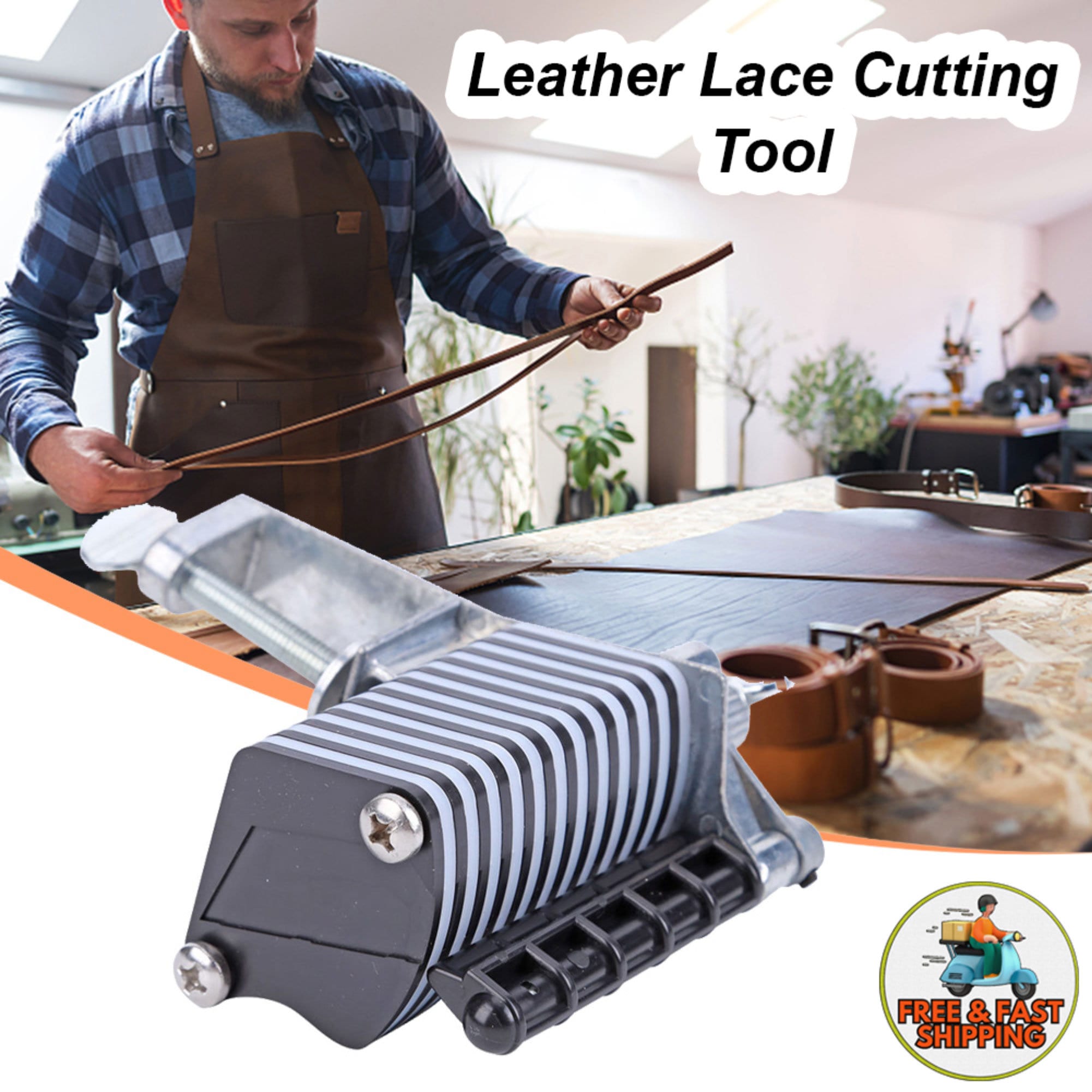 Leather Cutting Machine Manual Die Lace Cutter Leather Strip Strap ...