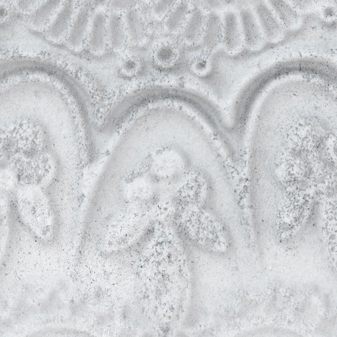 Mandala Wallpaper. Marble Mandala Mural in Gray Colour With | Etsy