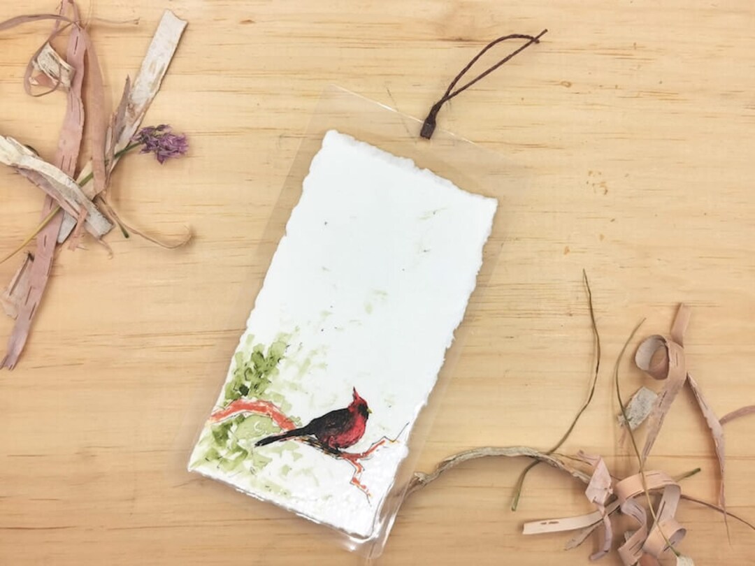 American Robin Bird Bookmark ı Hand Painted Individually in - Etsy New ...