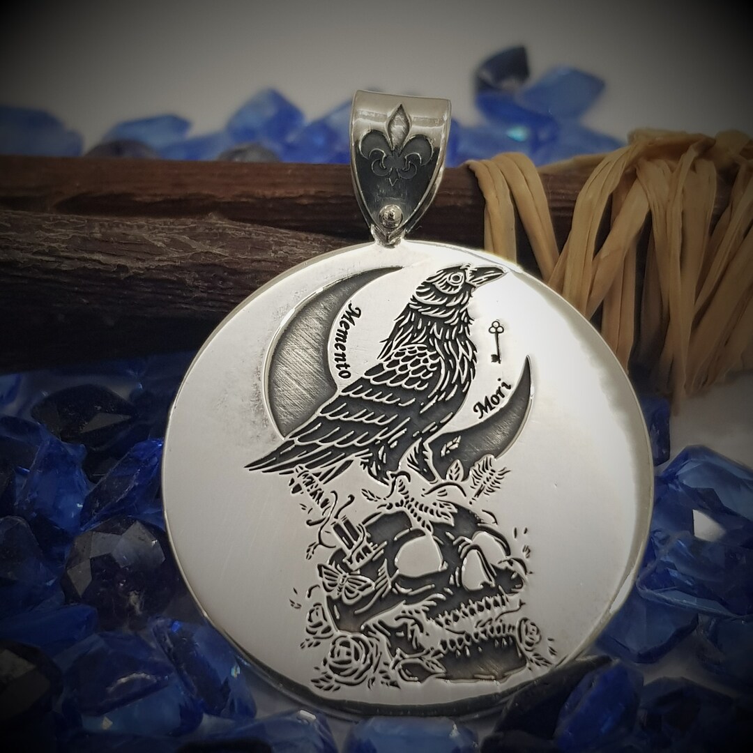 The Crow and the Night Skull Time is Running Out Memento Mori ...