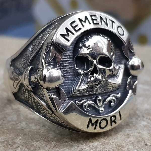Memento Mori Ring - Etsy