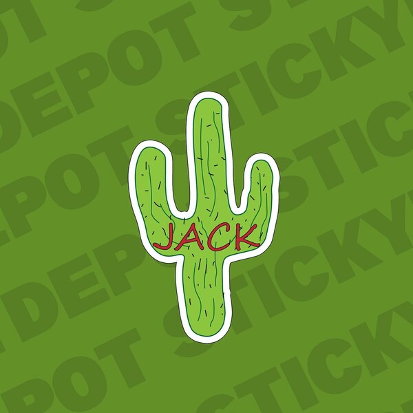 Cactus Jack Sticker - Etsy