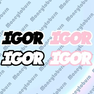 IGOR Sticker - Etsy