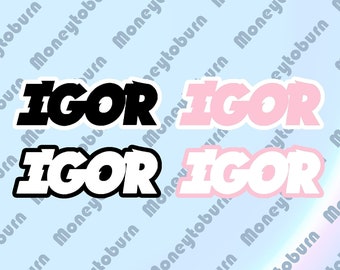 IGOR Sticker - Etsy